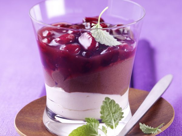 Cranberry Sauce with Chocolate Mousse » US Cranberries