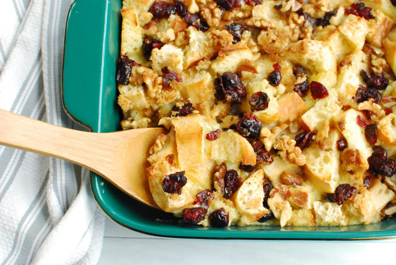 Cranberry Bread Pudding » US Cranberries