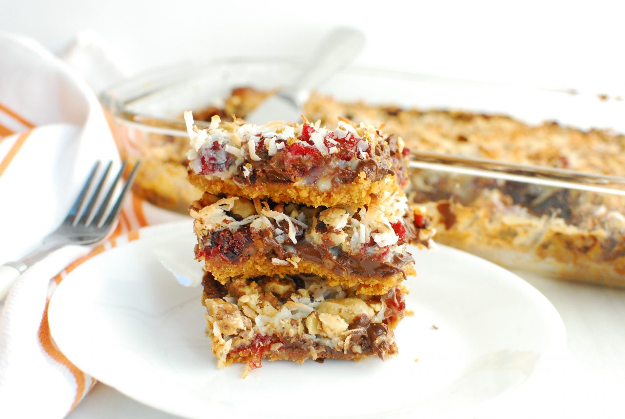 Cranberry Chewy Nut Bars » US Cranberries