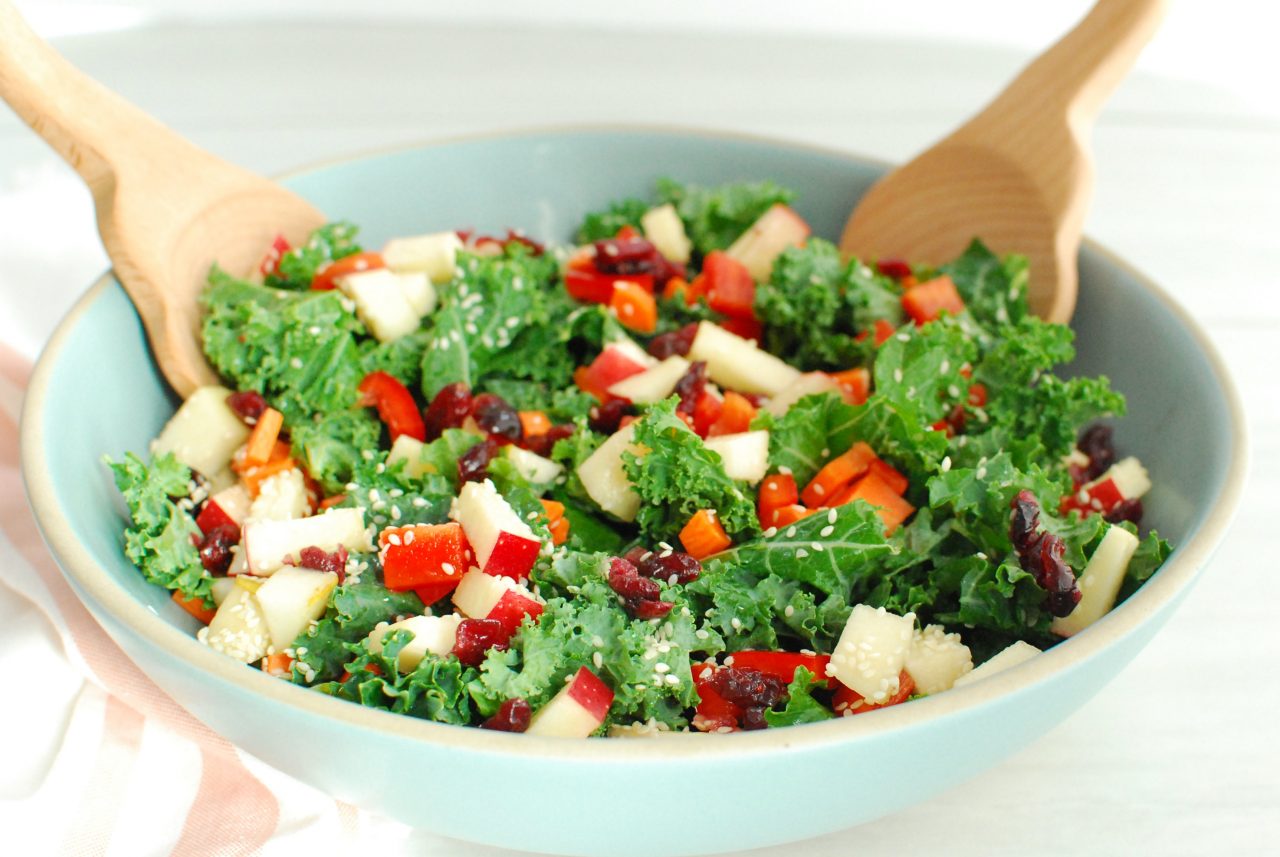 Marathon Runner's Kale Salad » US Cranberries